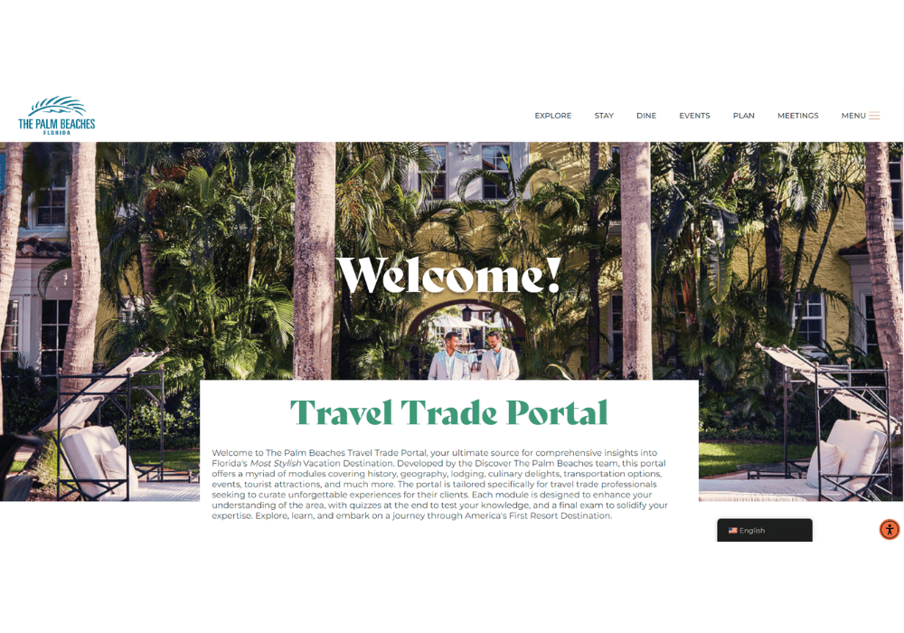 New Travel Trade Training Portal Launched | The Palm Beaches